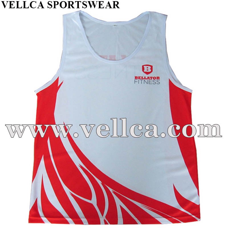 Customized Design Marathon Tops Custom Running Vest Marathon Running ...