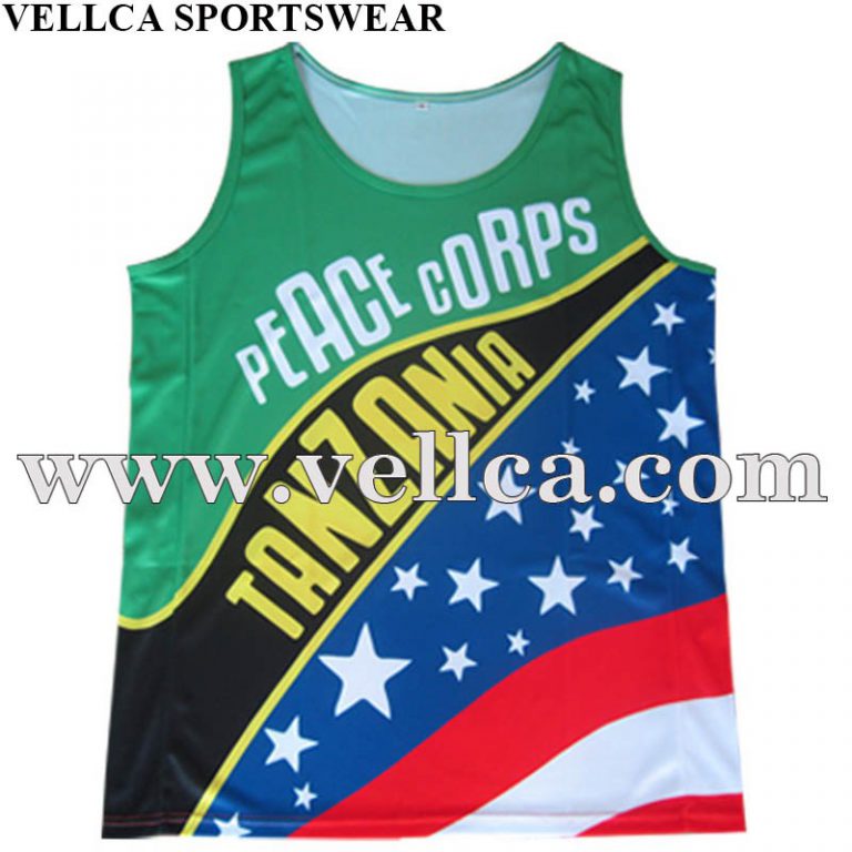 Design Your Own Personalized Running Tops School Running Vests | Vellca ...