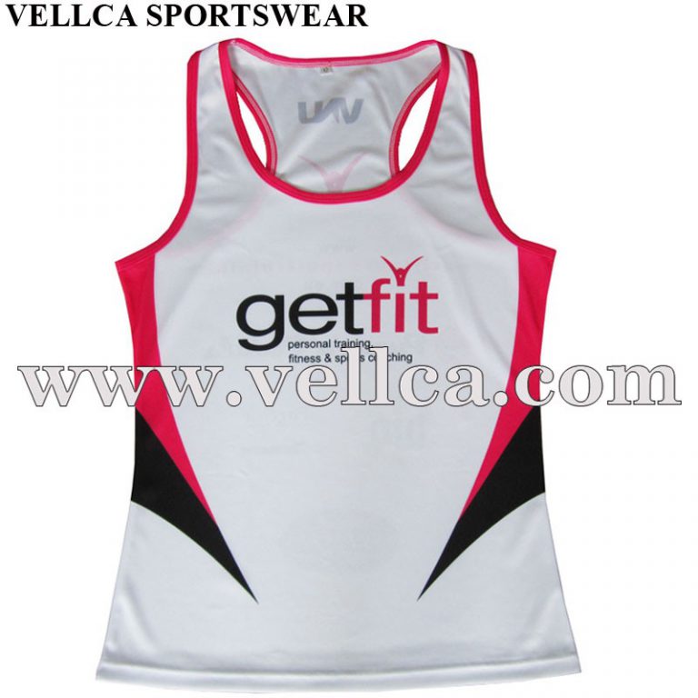 Design Your Own Personalized Running Tops School Running Vests | Vellca ...