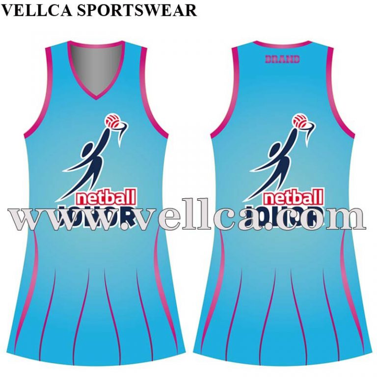 Custom Design Sublimation Netball Dress Uniforms – Vellca Sportswear Co ...