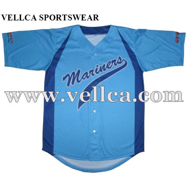 Digital Printing Free Design Mesh Custom Baseball Jersey | Vellca ...
