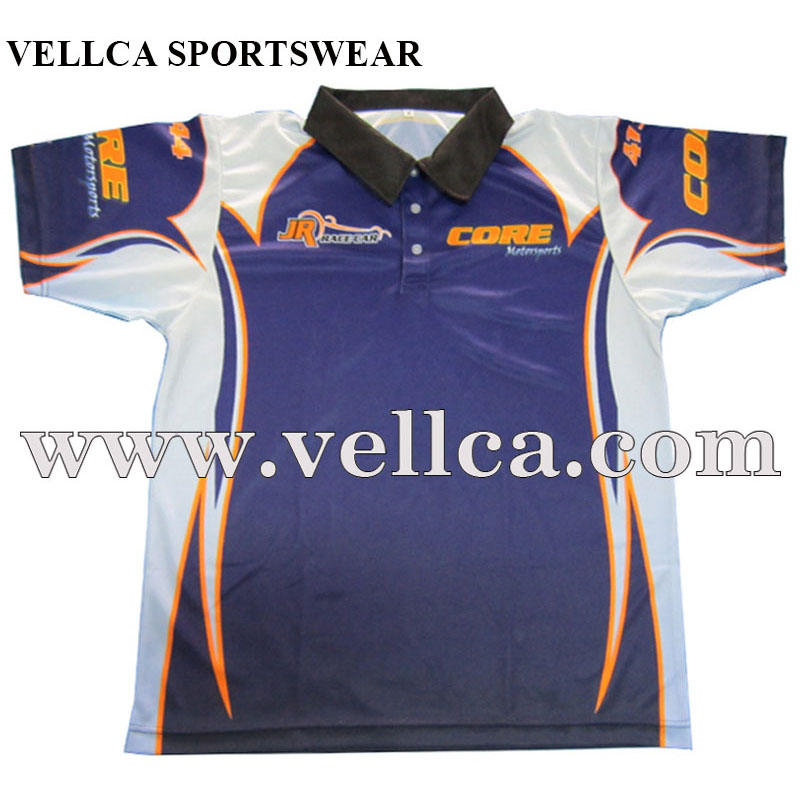 Sublimated Racing Crew Shirts | Vellca Sportswear Co. ,Ltd, Custom ...