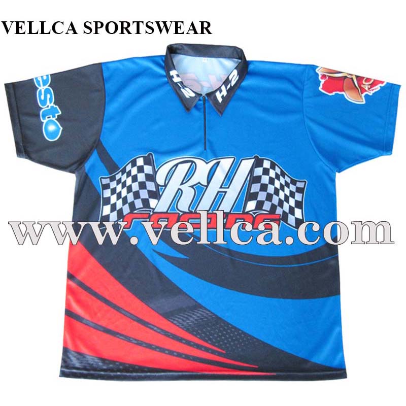 Wholesale Racing Polo Shirts Car Racing Polo Shirt | Vellca Sportswear ...