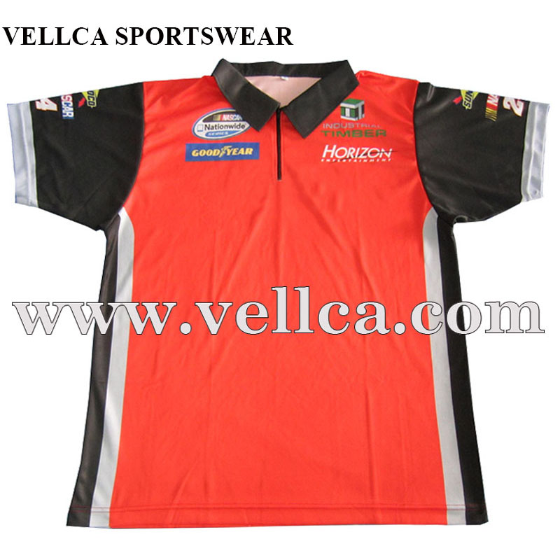 Custom Sublimated Pit Crew Shirts | Vellca Sportswear Co. ,Ltd, Custom ...