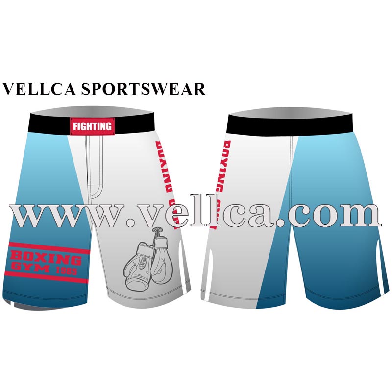 Create Custom Boxing Trunks Fightwear Training Kits | Vellca Sportswear ...