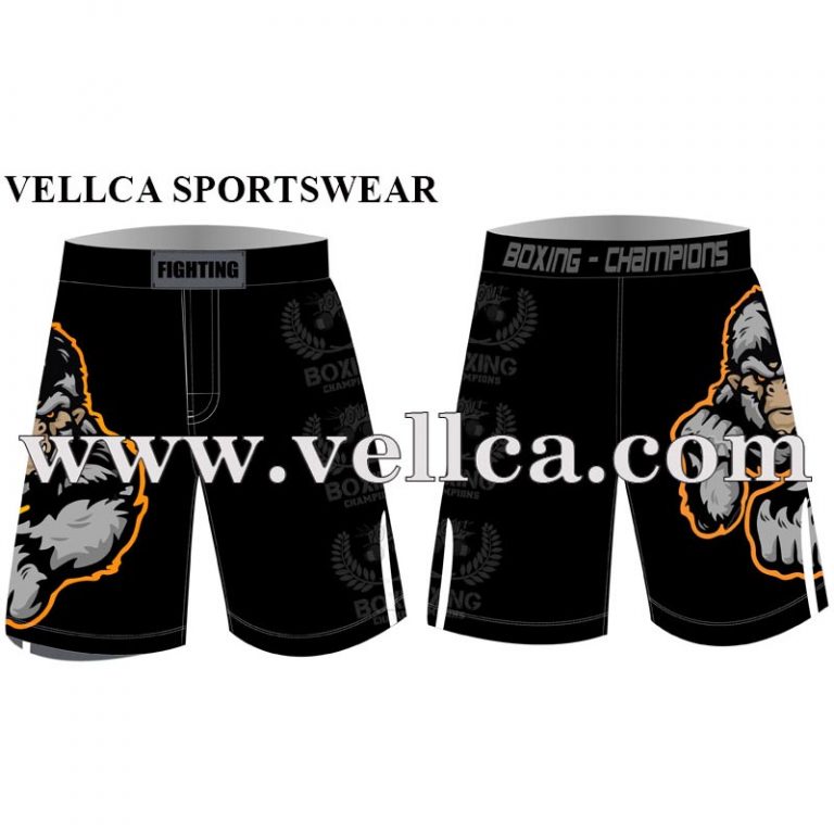 Create Custom Boxing Trunks Fightwear Training Kits | Vellca Sportswear ...