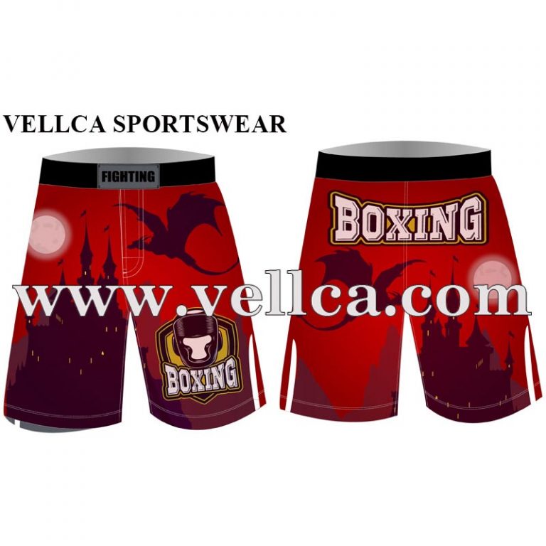 Create Custom Boxing Trunks Fightwear Training Kits | Vellca Sportswear ...